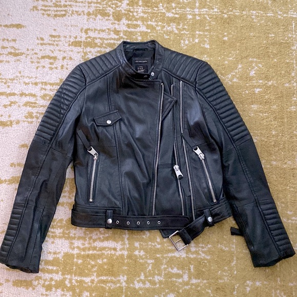 Zara | Jackets & Coats | Zara Trf Leather Jacket | Poshmark